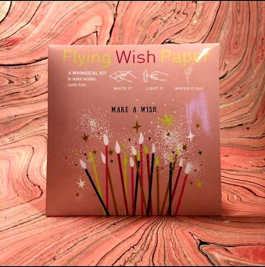 Flying Wish Paper - MAKE A WISH Birthday! Write It, Light It & Watch It ...